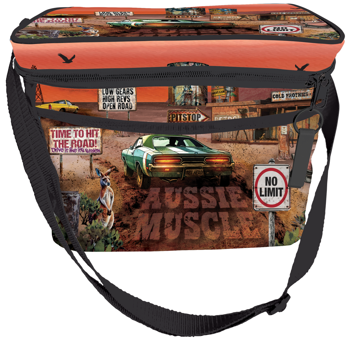 Insulated Cooler Bag - Aussie Muscle – Lisa Pollock
