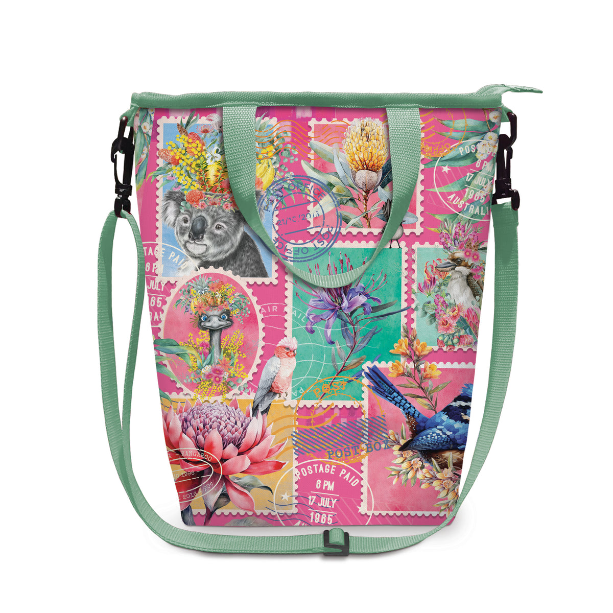 Cooler Bag - Pretty Postage – Lisa Pollock