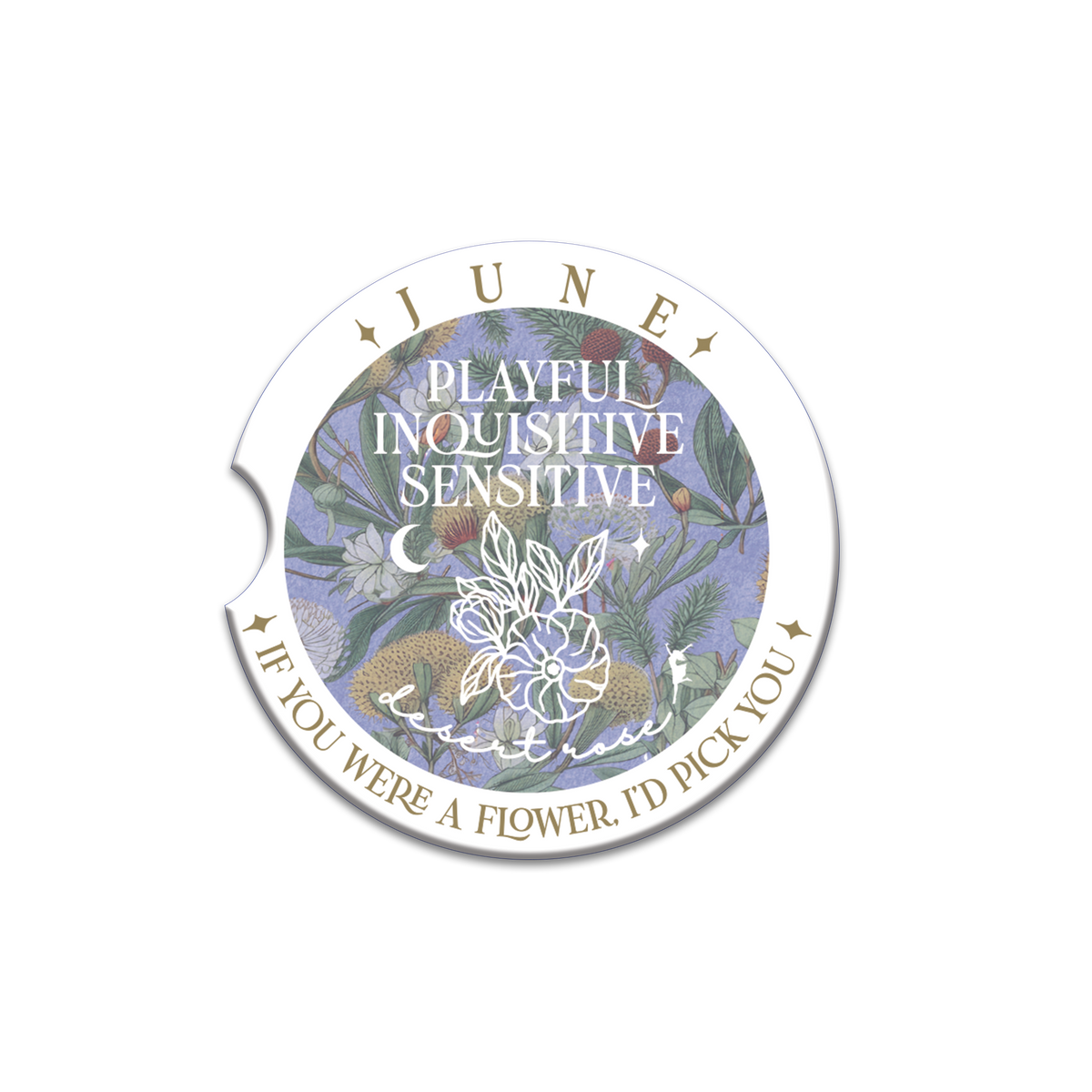 Car Coaster - June Native Flora – Lisa Pollock