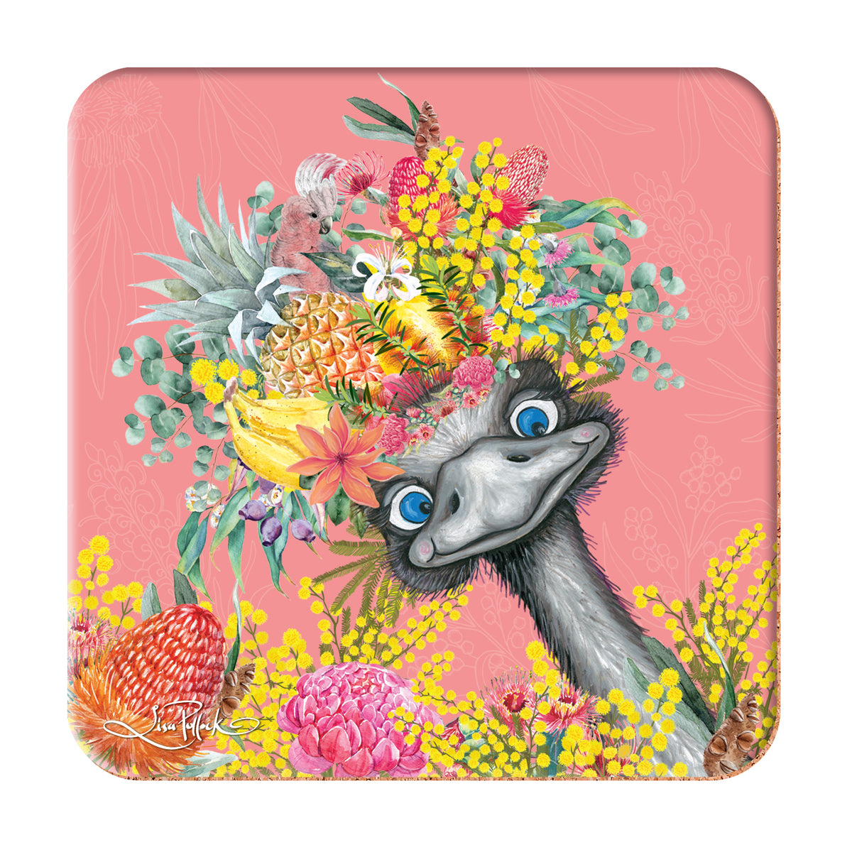 Emu-Sing Coasters – Lisa Pollock