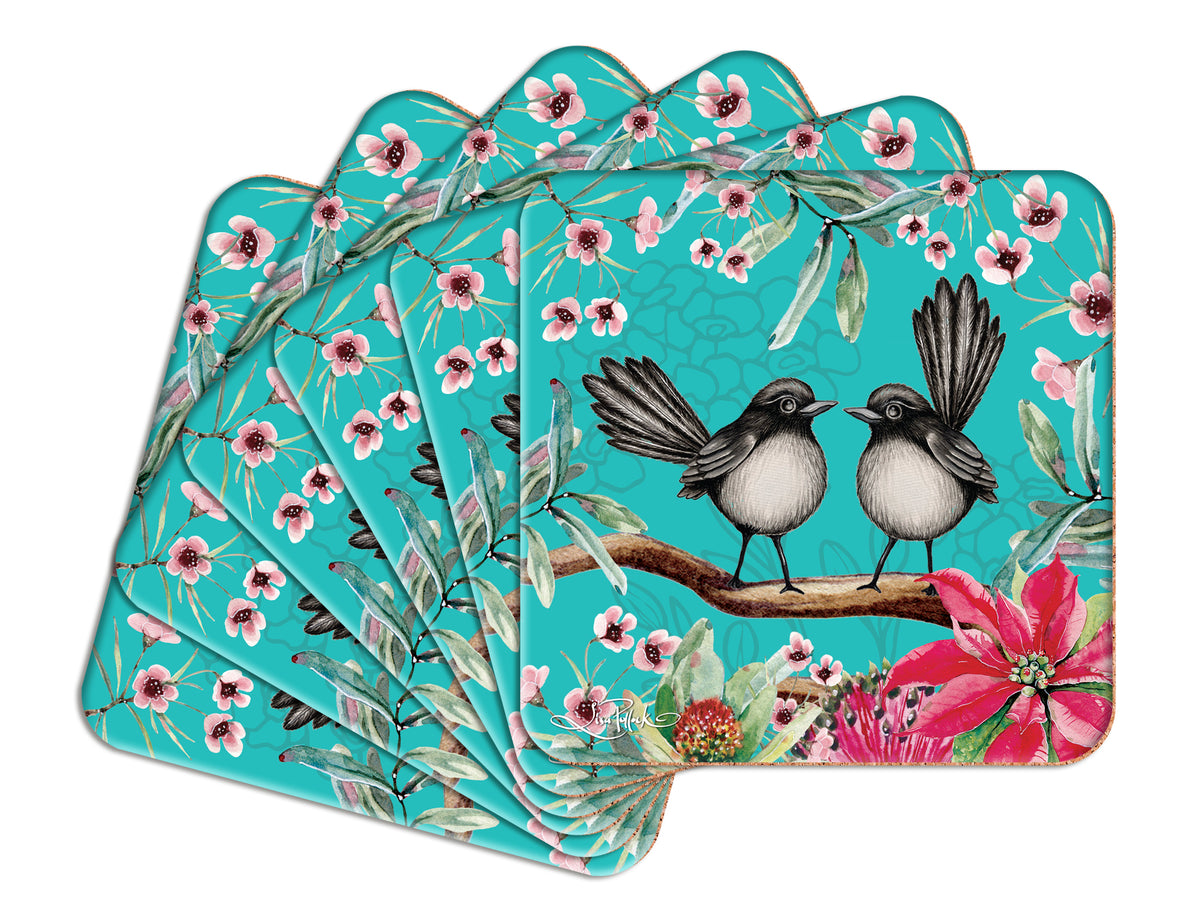 Willy Wagtails Coasters – Lisa Pollock