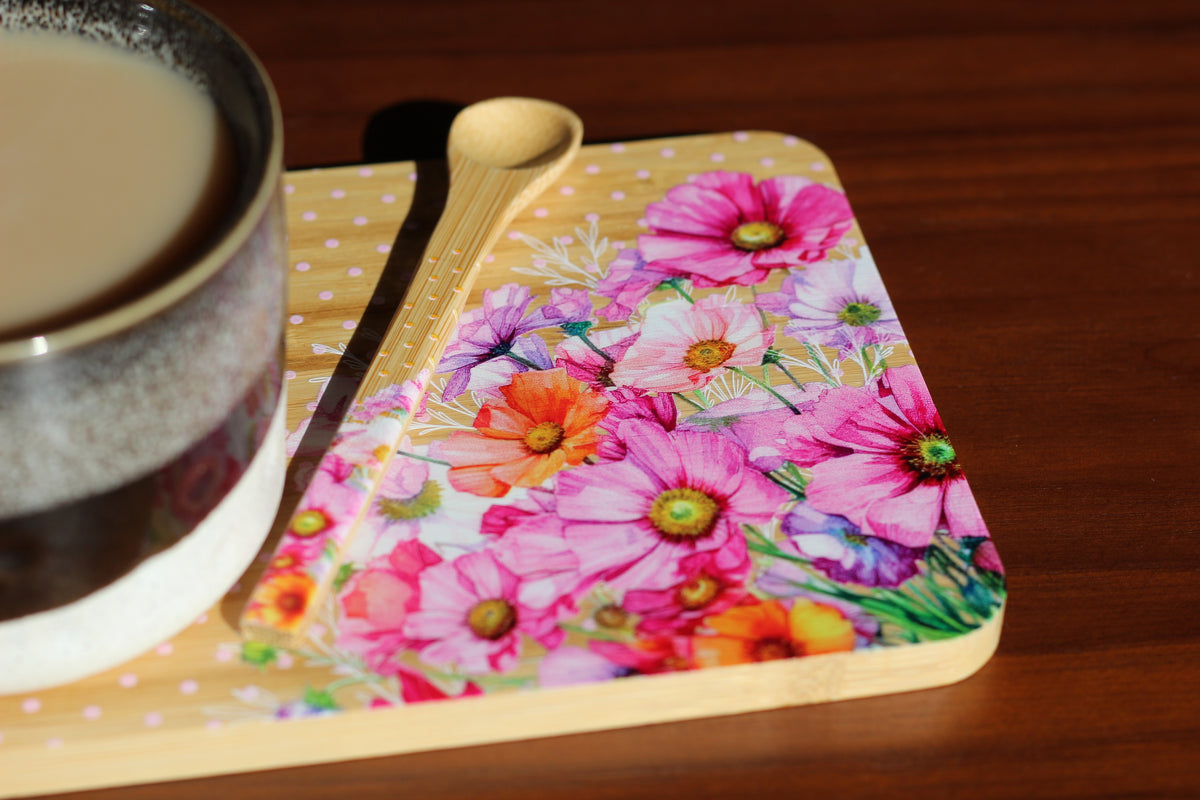 Tea Time Tray - Wistful Widflowers – Lisa Pollock