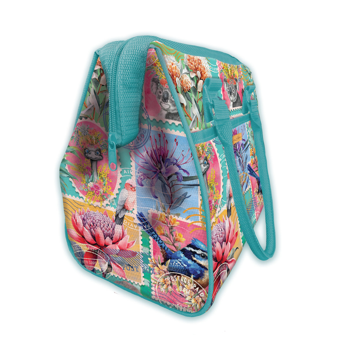 Lunch Cooler Bag - Pretty Postage – Lisa Pollock