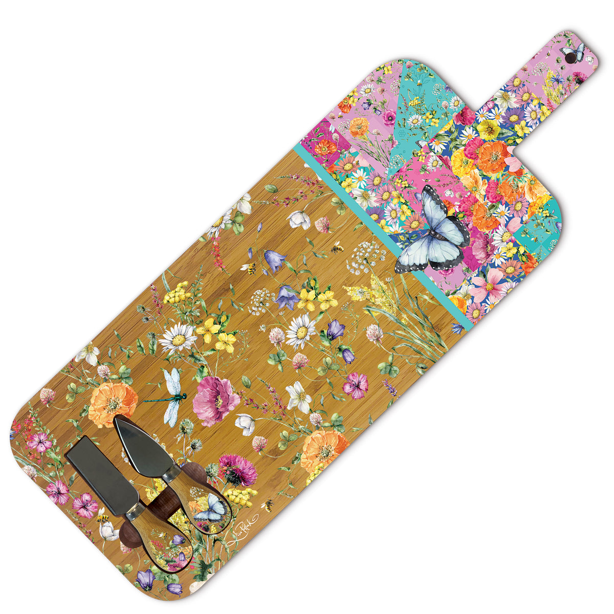 Large Board with knives - Wildflower Patch – Lisa Pollock