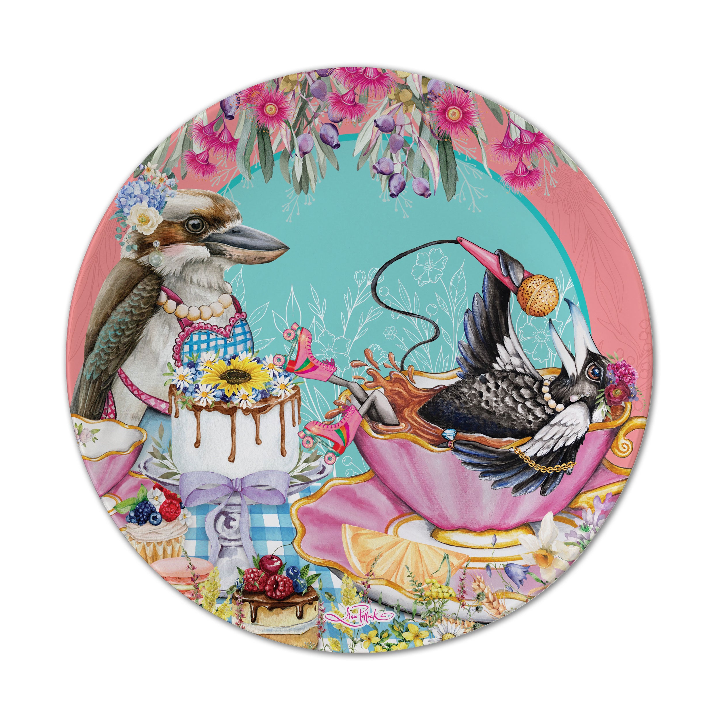 Melamine Plate Set - Aussie Animals – Lisa Pollock