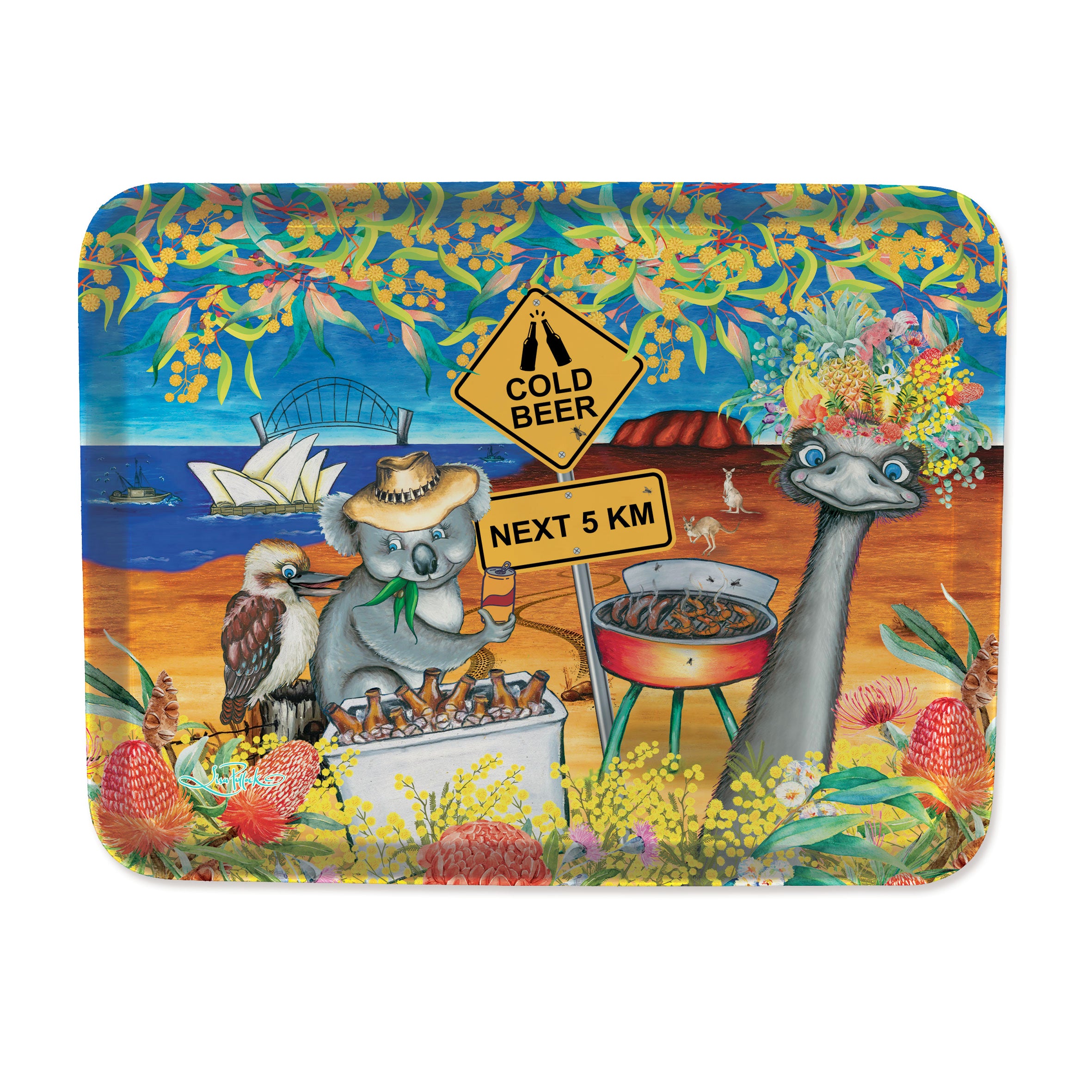 Melamine Snack Tray - Cold Beer – Lisa Pollock