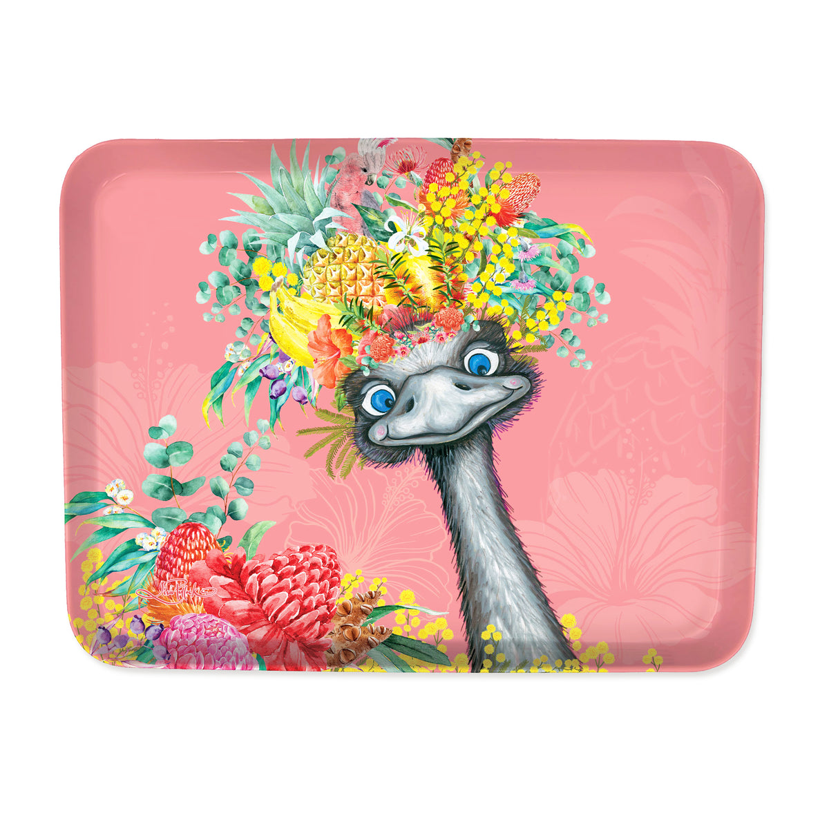 Melamine Snack Tray - Emu-sing – Lisa Pollock