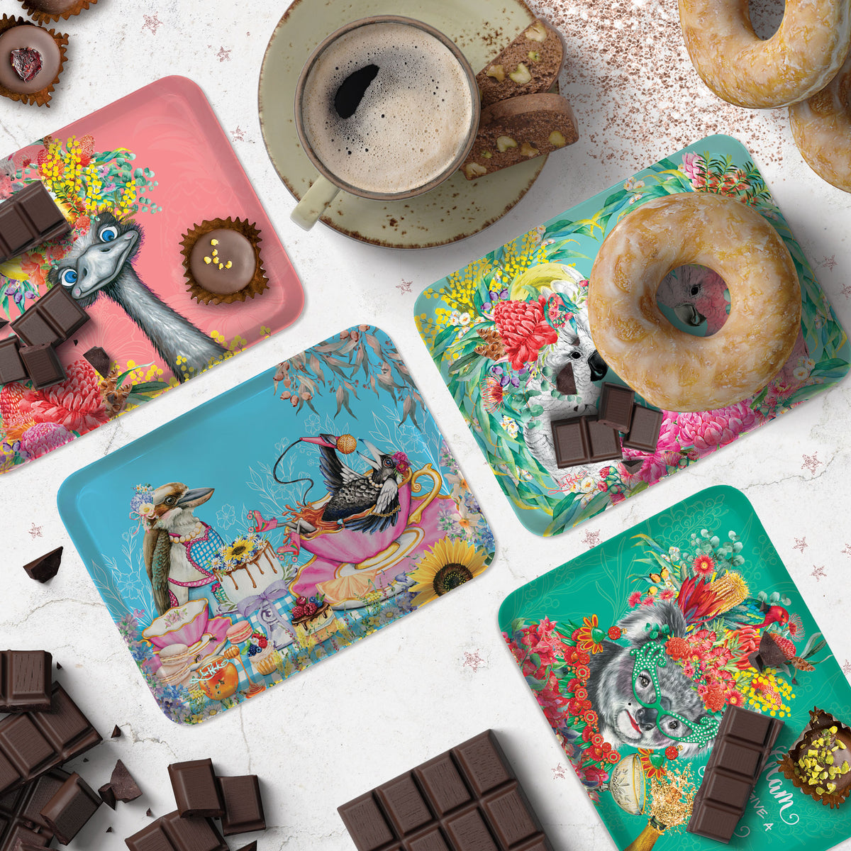 Melamine Snack Tray - CWA Tea Party – Lisa Pollock