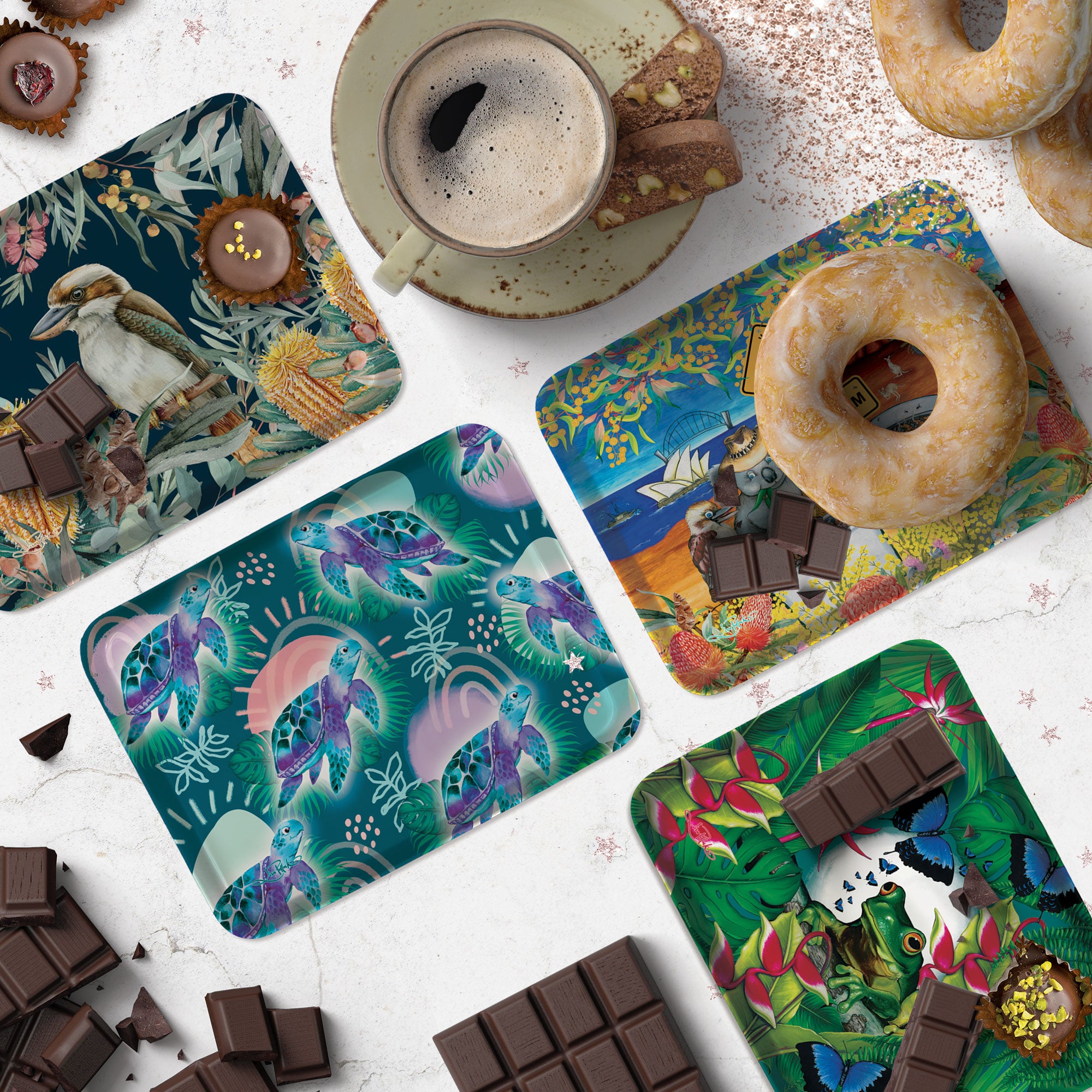 Melamine Snack Tray - Turtle – Lisa Pollock