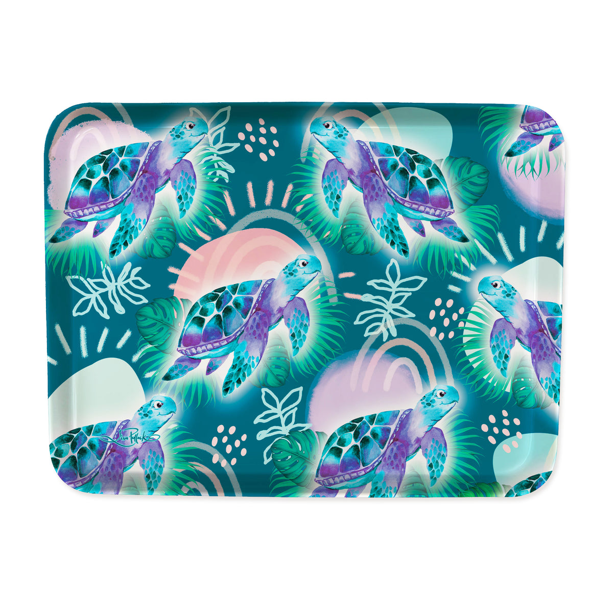 Melamine Snack Tray - Turtle – Lisa Pollock