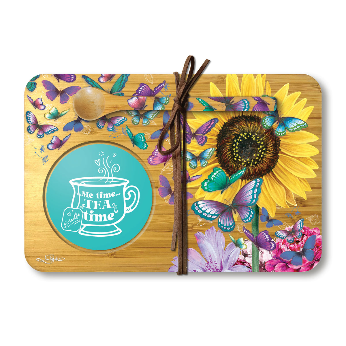 Tea Time Tray - Sunny Butterflies – Lisa Pollock