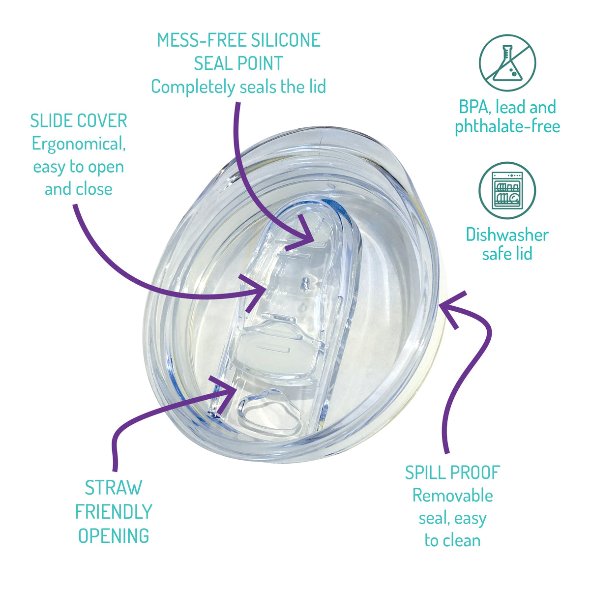 Stainless Bevvy Lid – Lisa Pollock